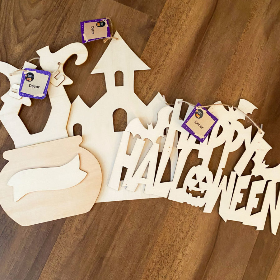 Dollar Tree Halloween Cutout Canvas - Katie Drane