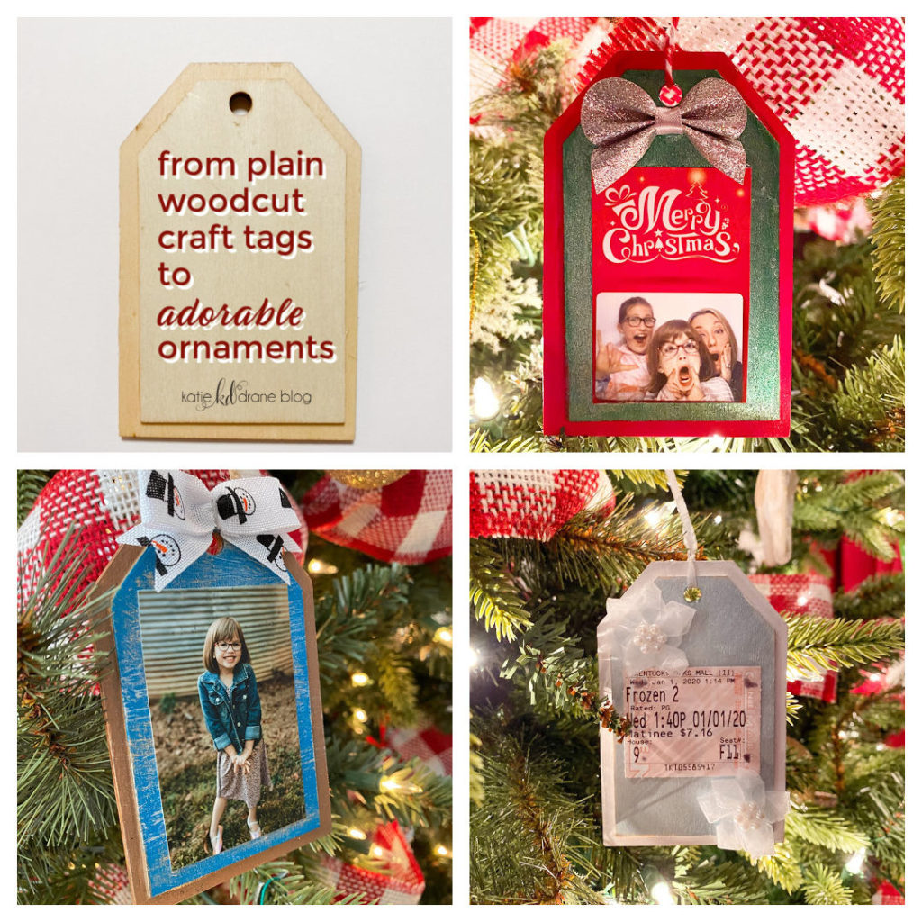 Woodcut Craft Tag Ornaments - Katie Drane Blog