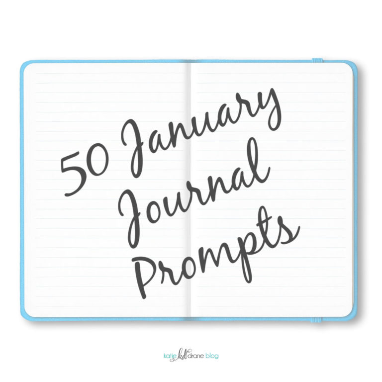 50 Journal Prompts for January - Katie Drane