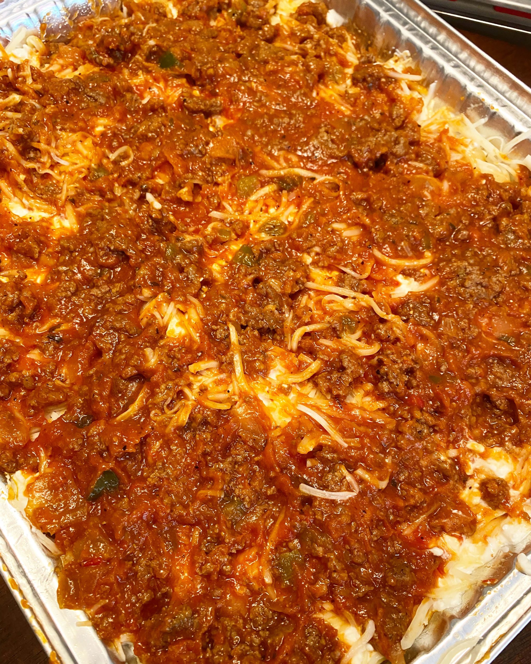 Baked Spaghetti Casserole - Katie Drane